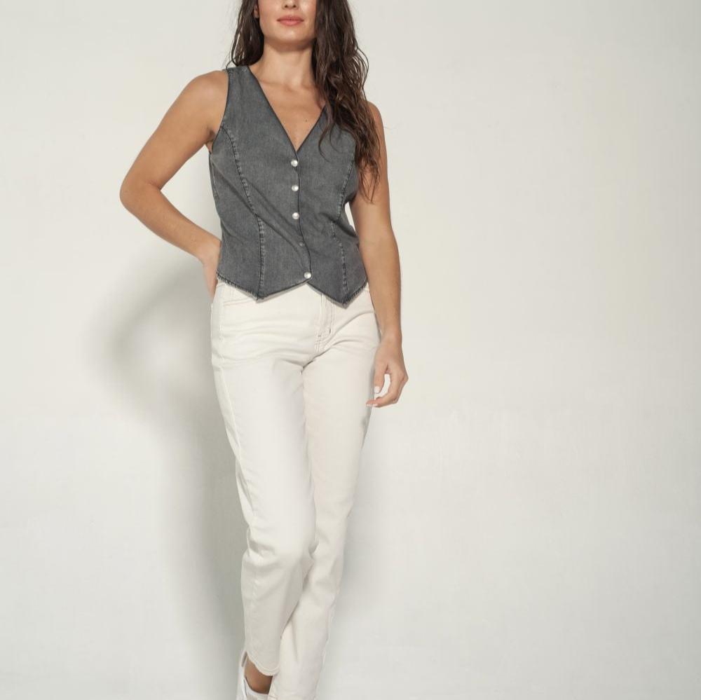 Gillette Denim Gris – CAROLA MICCONO